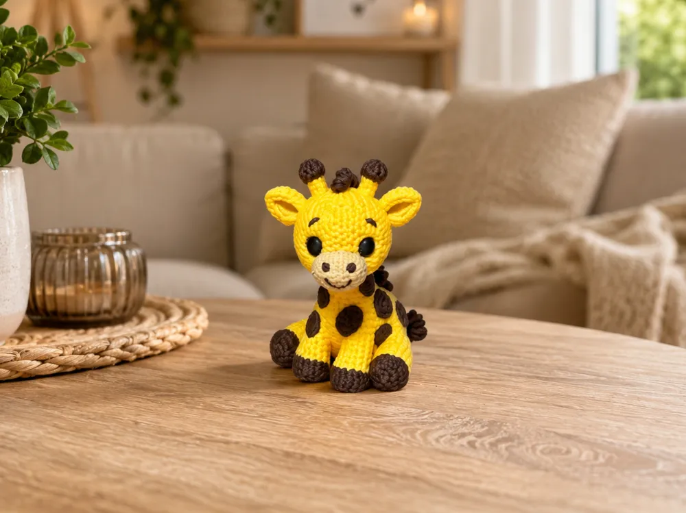 Knitted Giraffe - Free 3D Print Model - MakerWorld