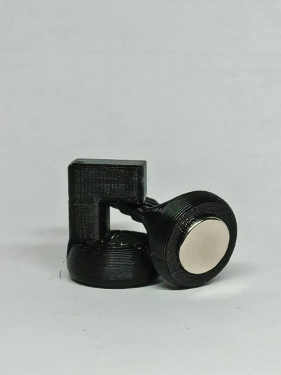 Skadis Magnet Mount with Handle - Free 3D Print Model - MakerWorld