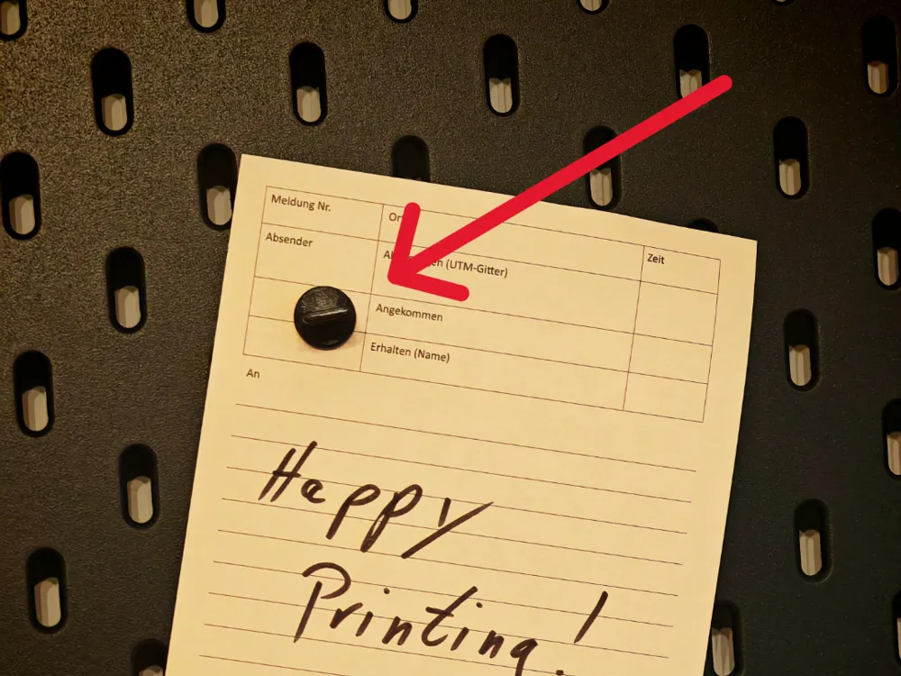 Skadis Magnet Mount with Handle - Free 3D Print Model - MakerWorld