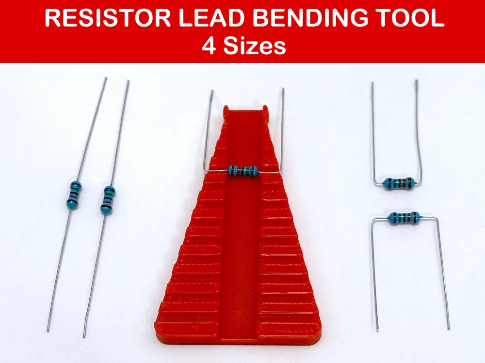 Resistor Lead Bending Tool by br1acc - MakerWorld