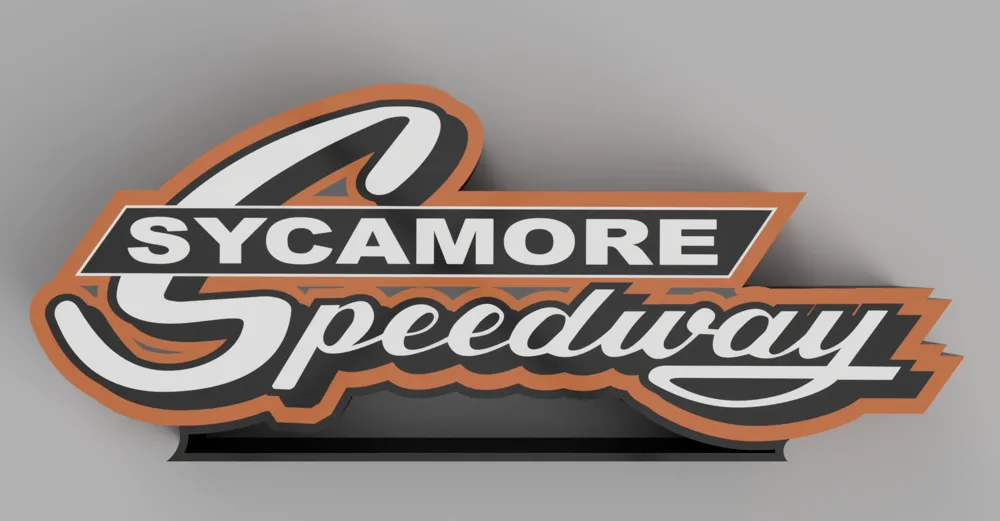 Sycamore Speedway Lightbox by cruizincris2006 - MakerWorld