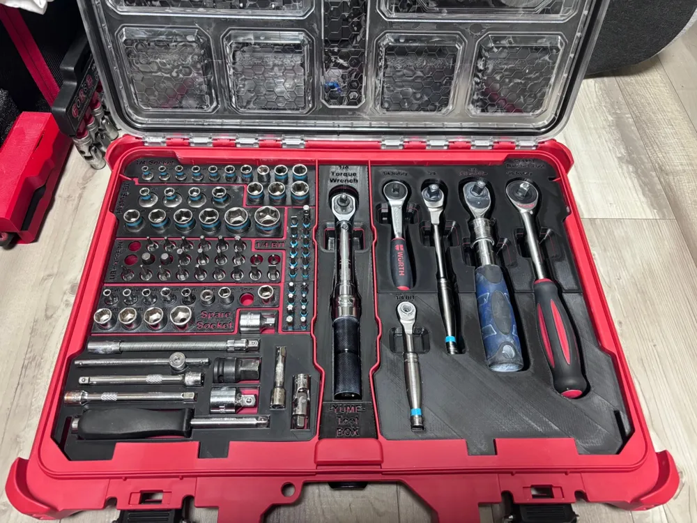 Milwaukee Packout Socket Wrench Tool Box by kimdp4323 MakerWorld ...