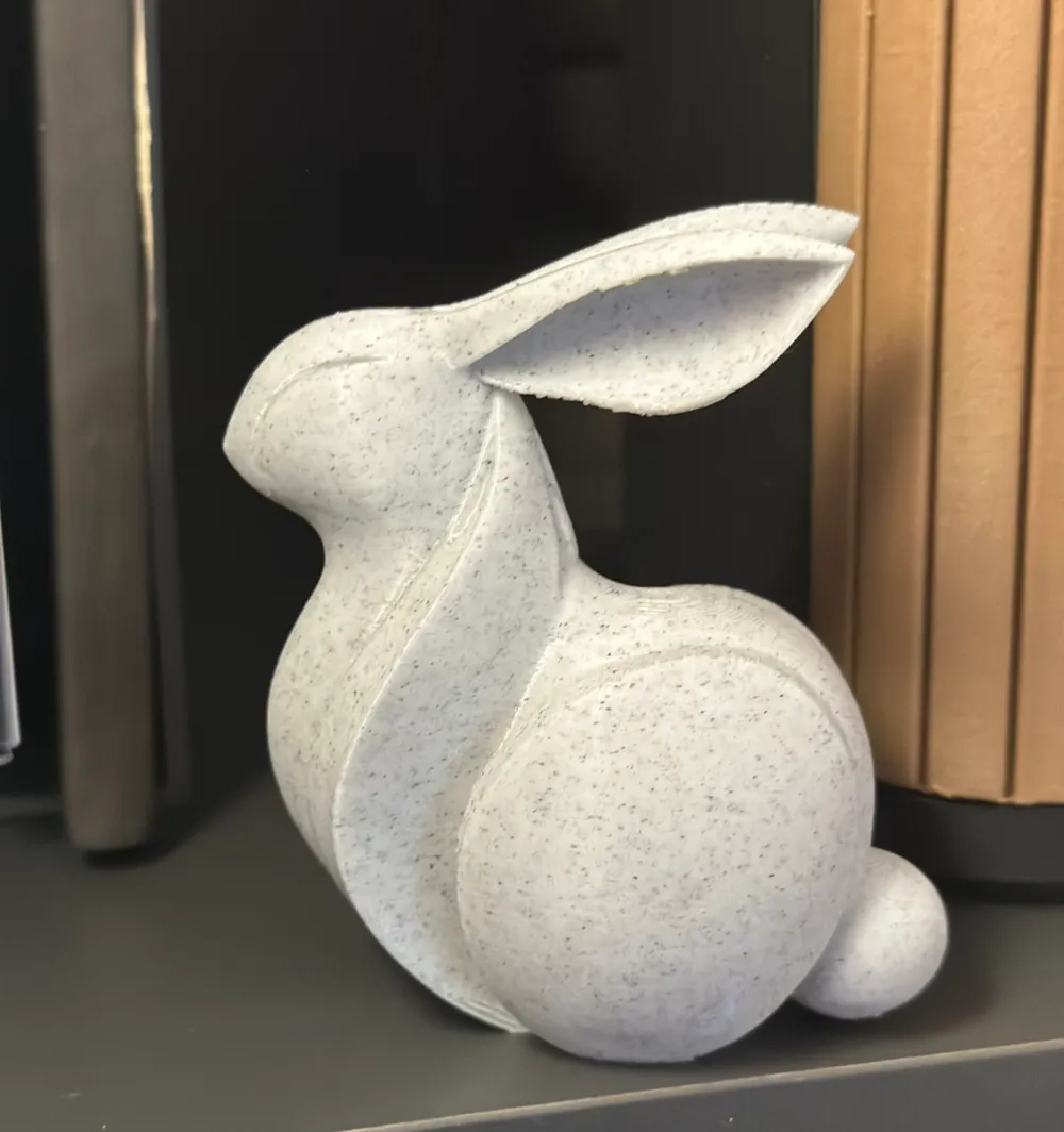 Modern Easter Bunny Statue by tux3105 MakerWorld: Download Free 3D Models