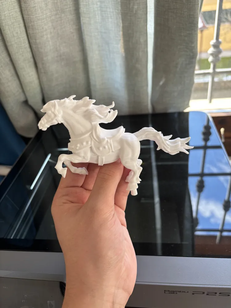 3Dプリント 馬の精神 (隠しLEDストリップ) - 無料3Dモデル -MakerWorld