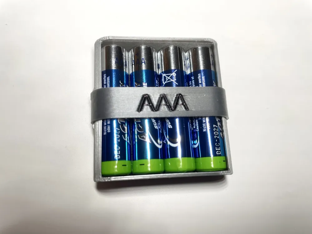 Slim AAA Battery Case by Levi MakerWorld: Download Free 3D Models
