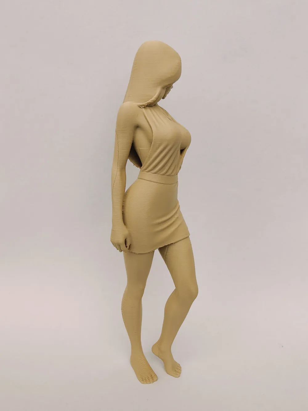 Fanart de jeune fille chinoise en robe rouge - Modèle d'Impression 3D ...