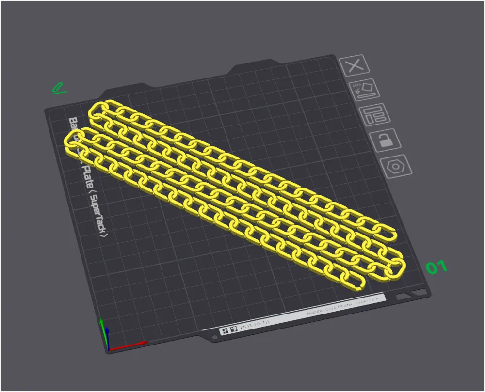 Long Chain print in place - Free 3D Print Model - MakerWorld