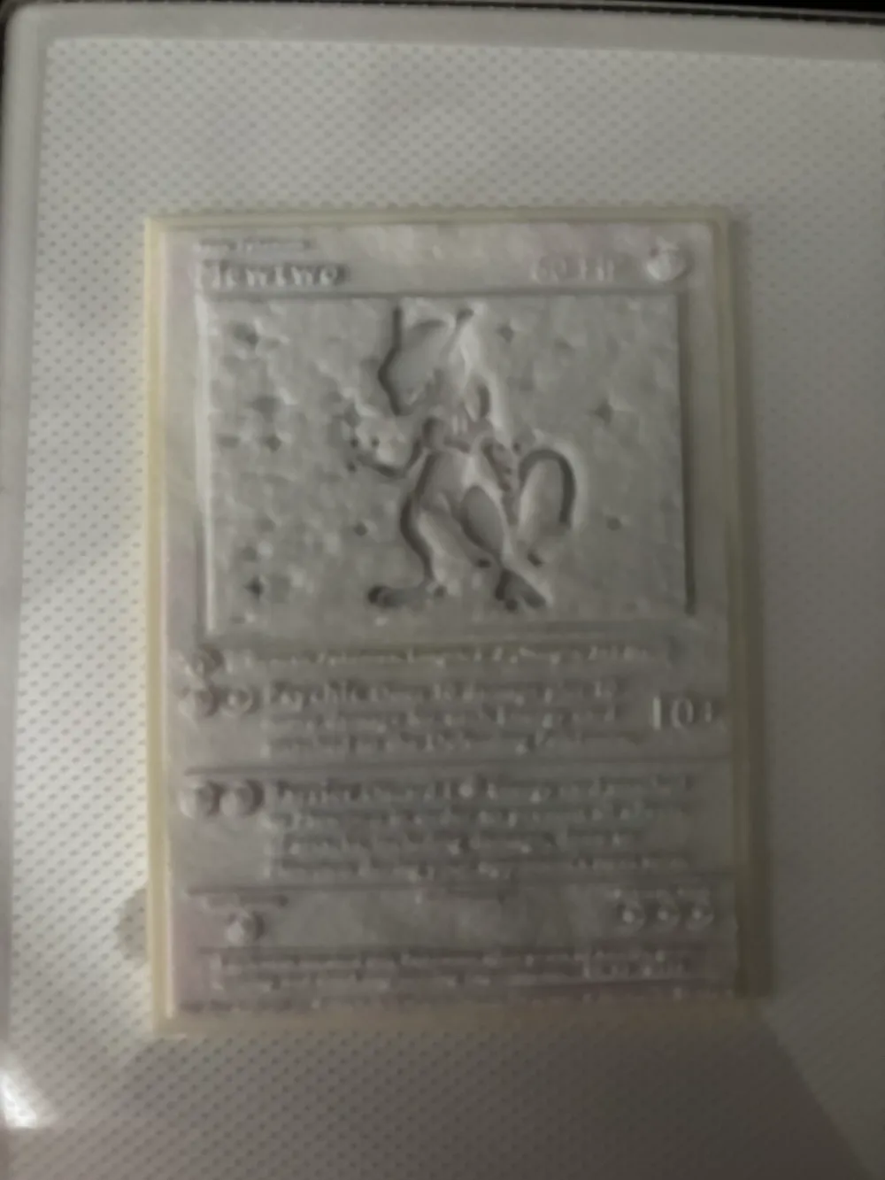 Mewtwo Pokemon Lithophane by PokePrinter - MakerWorld
