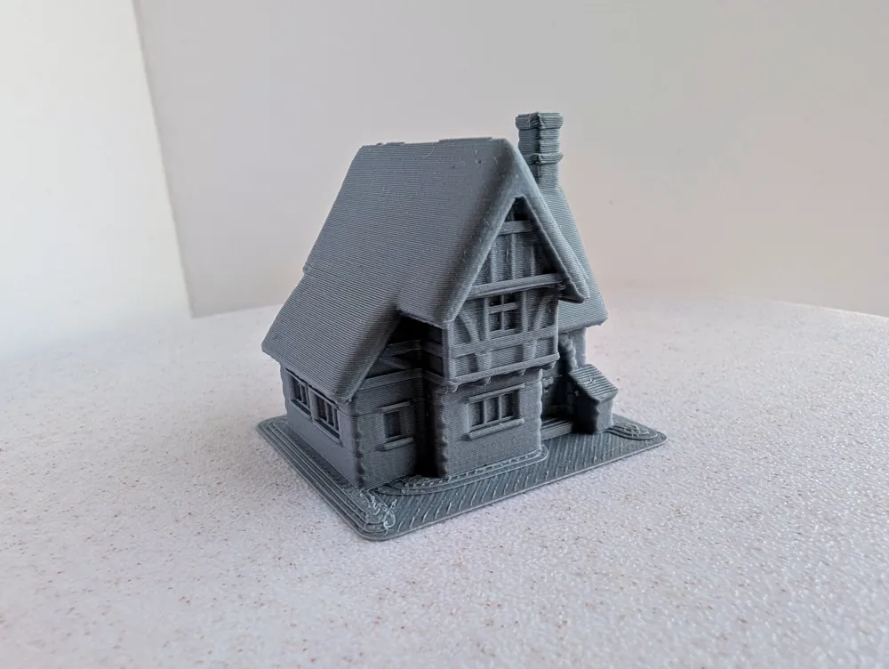 Medieval Tyrolean House miniature 027 - Free 3D Print Model - MakerWorld