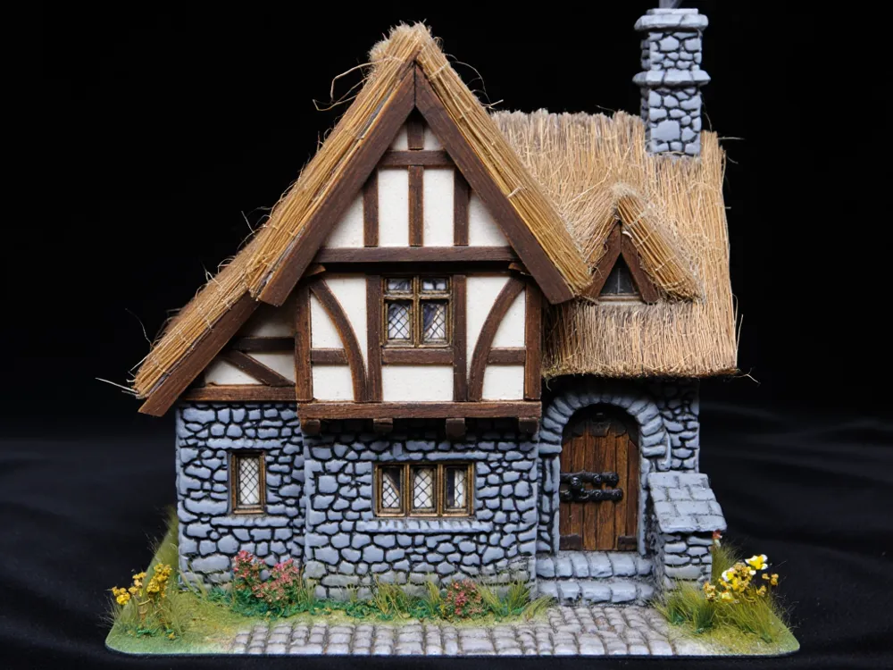 Medieval Tyrolean House miniature 027 - Free 3D Print Model - MakerWorld