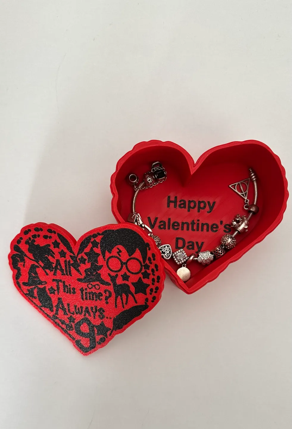 HP HARRY POTTER STYLE VALENTINE'S HEART BOX by MICHAL_3Dtisk - MakerWorld