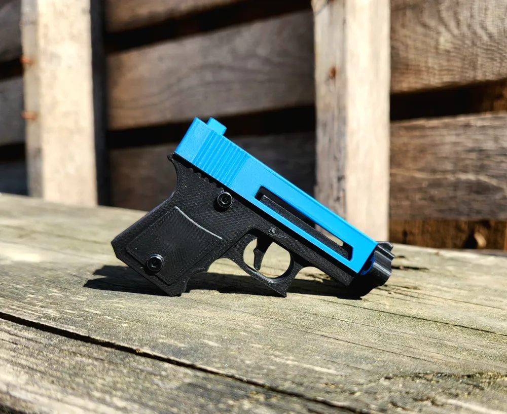 Mini Glock Slingshot - Free 3D Print Model - MakerWorld