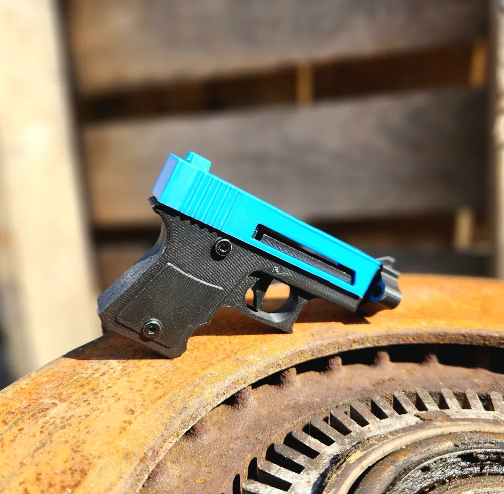 Mini Glock Slingshot - Free 3D Print Model - MakerWorld