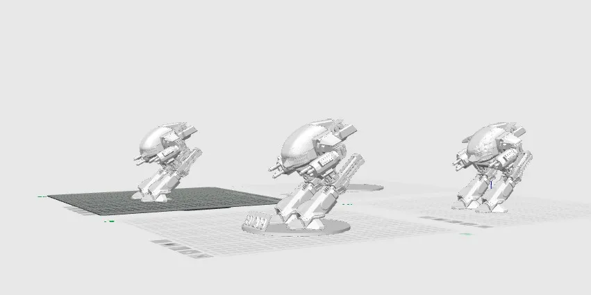 ed 209 model x2 versions - Free 3D Print Model - MakerWorld