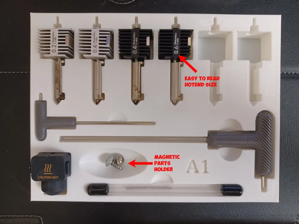 Tool Tray Organizer for A1 / A1 Mini by ssweat - MakerWorld
