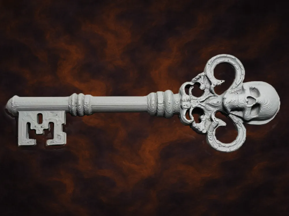 Halloween Skeleton Key - Free 3D Print Model - MakerWorld