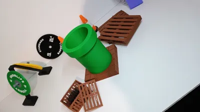 Super Mario pipe pen pot by 3DealityDesigns24 - MakerWorld