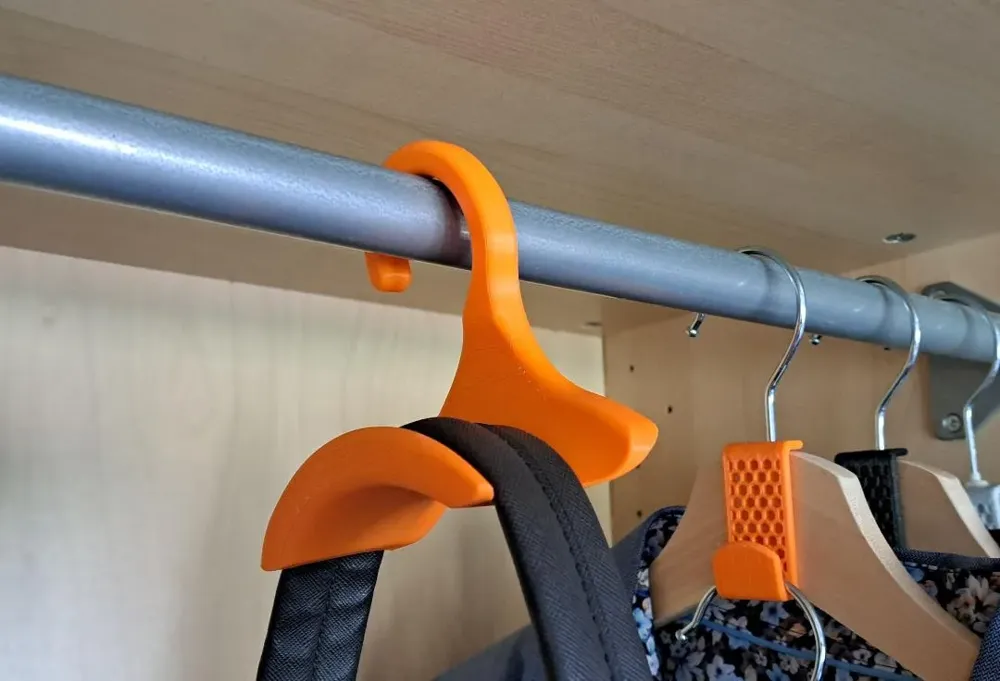 Bag Coat Hanger - Free 3D Print Model - MakerWorld