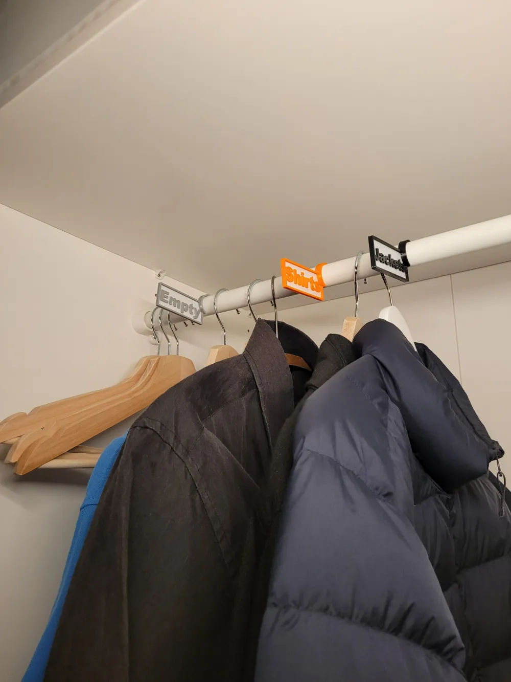 Closet rod labels/Ikea Pax rod label(Customizable) by _tbf - MakerWorld