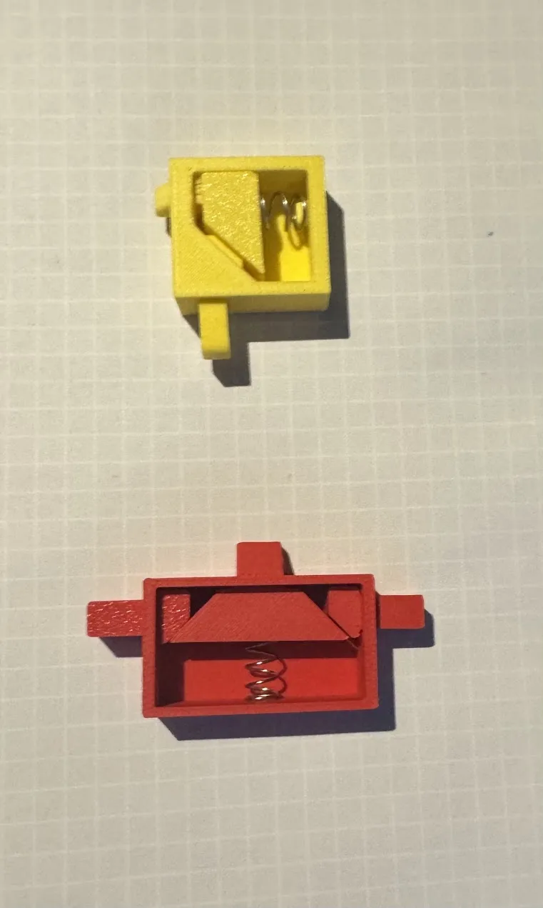Spring Latch Mechanism Examples - Free 3D Print Model - MakerWorld