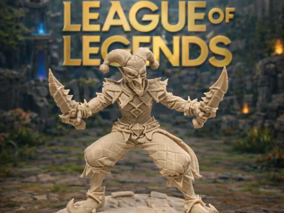 Shaco – Der Dämonische Narr|League of Legends Figur – Kostenloses 3D ...