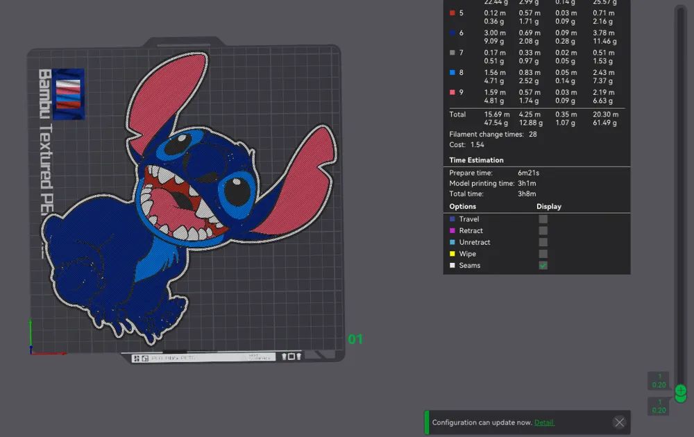 Stitch | LED Display by CC3D MakerWorld: Download Free 3D Models