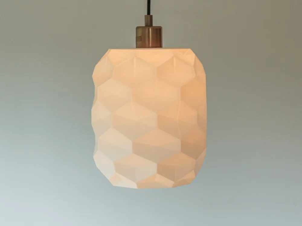 Abajur Hexagonal Grande por JANBERRY DESIGN MakerWorld: Baixe modelos 3D gratuitos