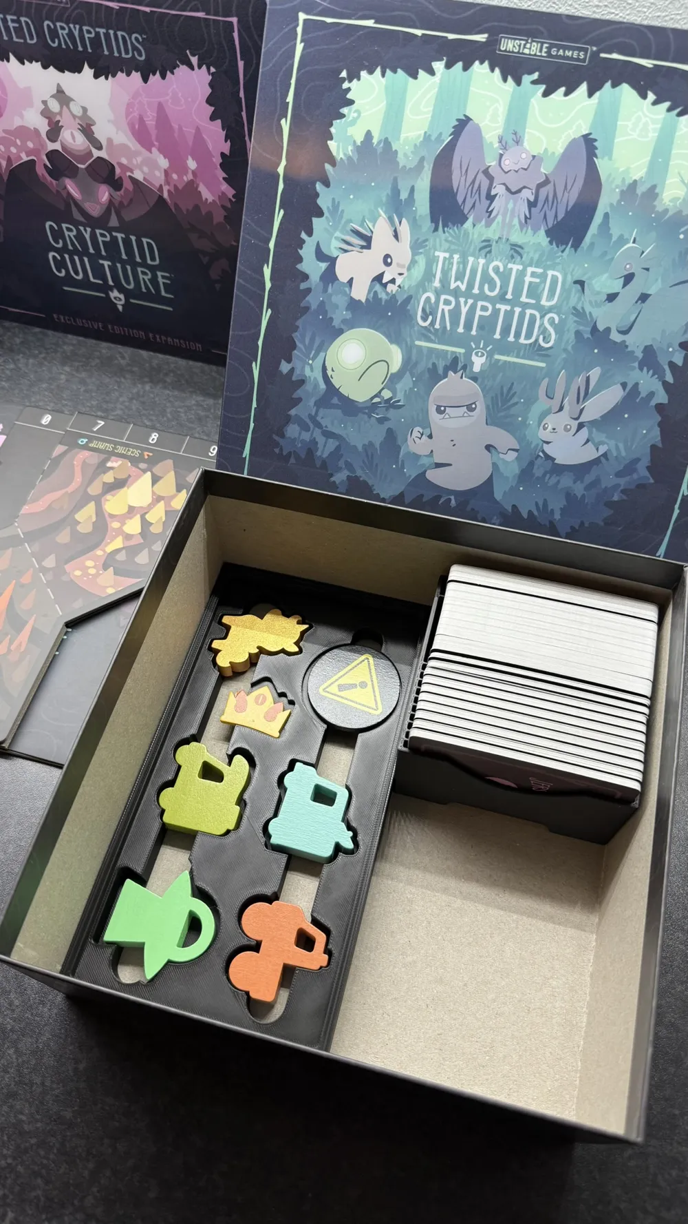 Twisted Cryptids Insert - Base game + Expansion - Free 3D Print Model ...