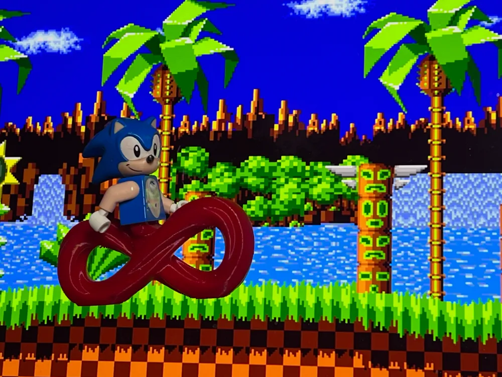 Sonic Mini figure Gotta go fast running legs - Free 3D Print Model ...