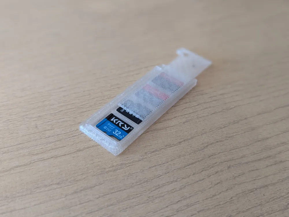 Pocket Vault: 4x Micro SD Keychain Case - Free 3D Print Model - MakerWorld