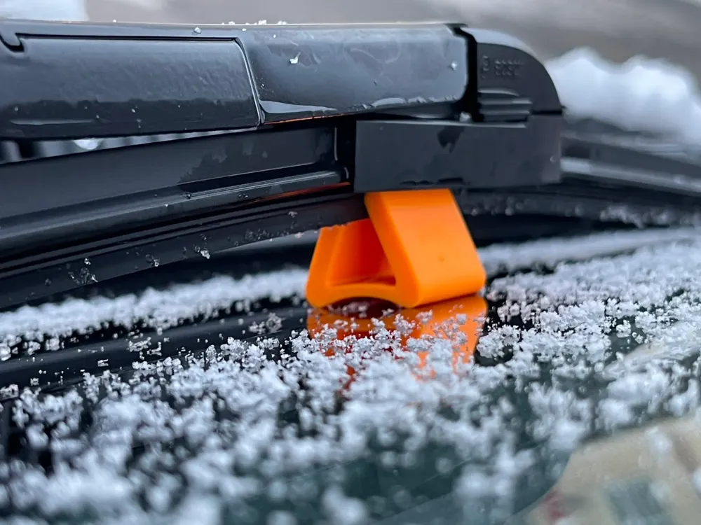Car Wiper Protection Winter Anti-Freeze Clip - Free 3D Print Model ...