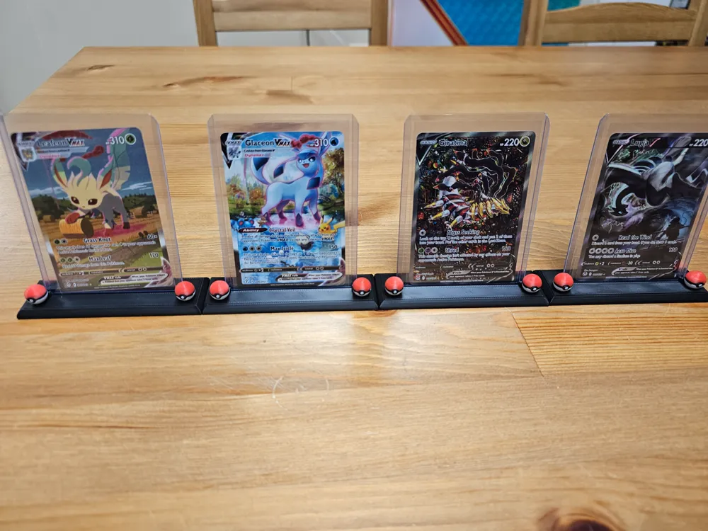 Pokemon Card Display, Top Loader Showcase Stand by Uncle Flappy ...