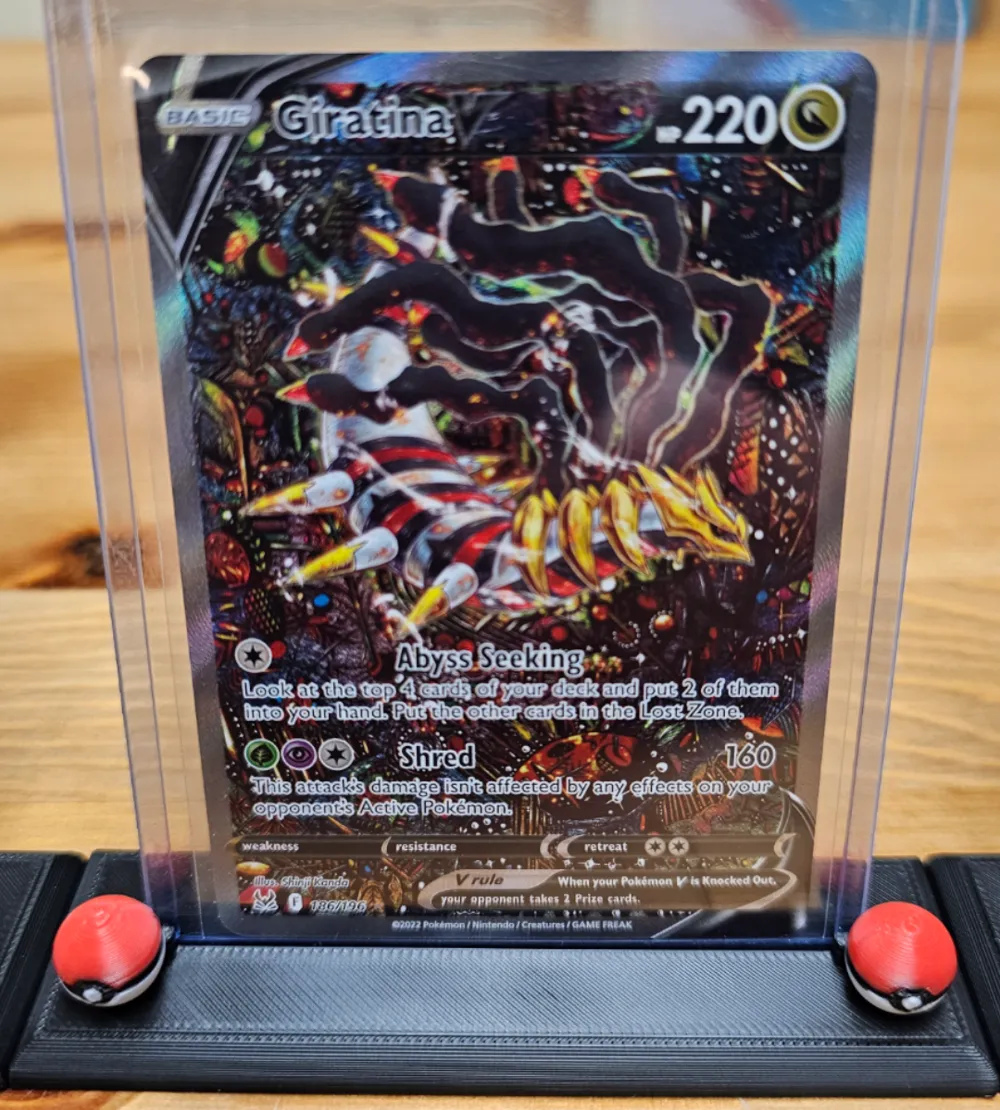 Pokemon Card Display, Top Loader Showcase Stand by Uncle Flappy ...