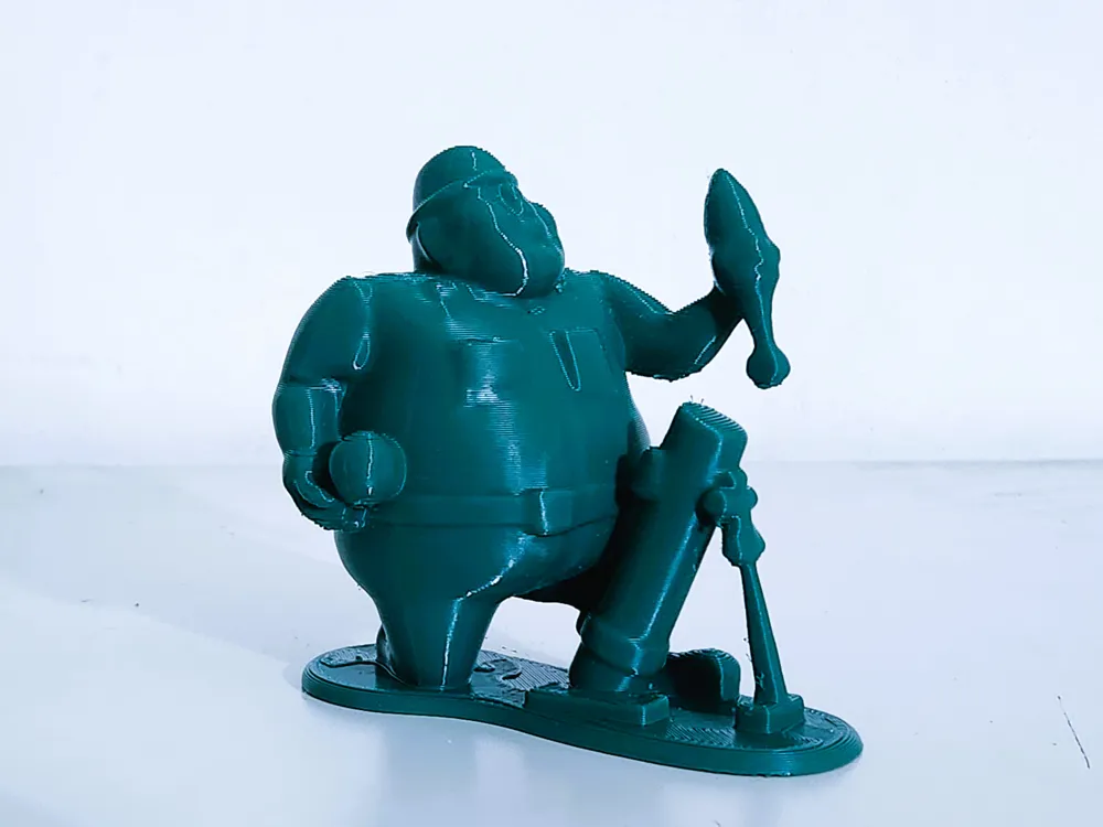 Fat soldier figure - bomber edition by dubmehard - MakerWorld