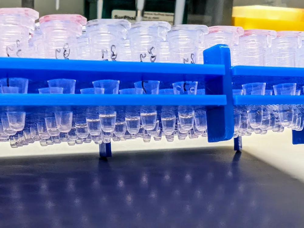 PCR tubes rack (8 strip x 12) Kit card by G__W__ MakerWorld: Download ...