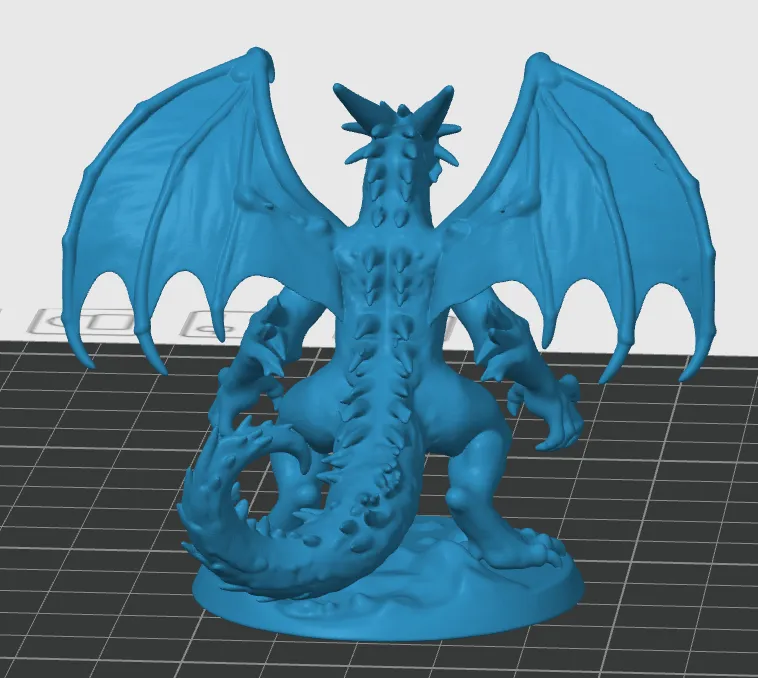 Red dragon miniature - Free 3D Print Model - MakerWorld