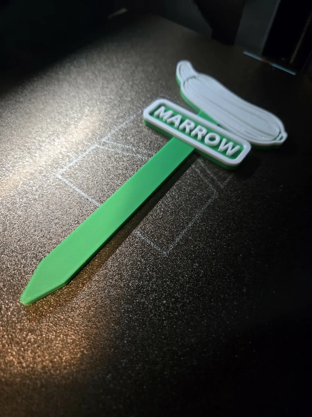MARROW - Garden Stake - Free 3D Print Model - MakerWorld
