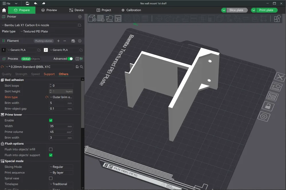Nex playground wall mount - Free 3D Print Model - MakerWorld