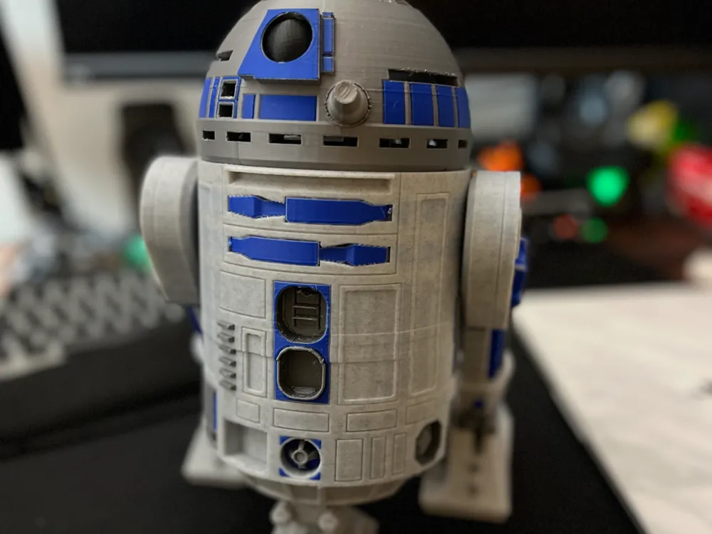 R2D2 Echo Dot 3 Dock Remixed by Josh Creek MakerWorld: Download Free 3D ...