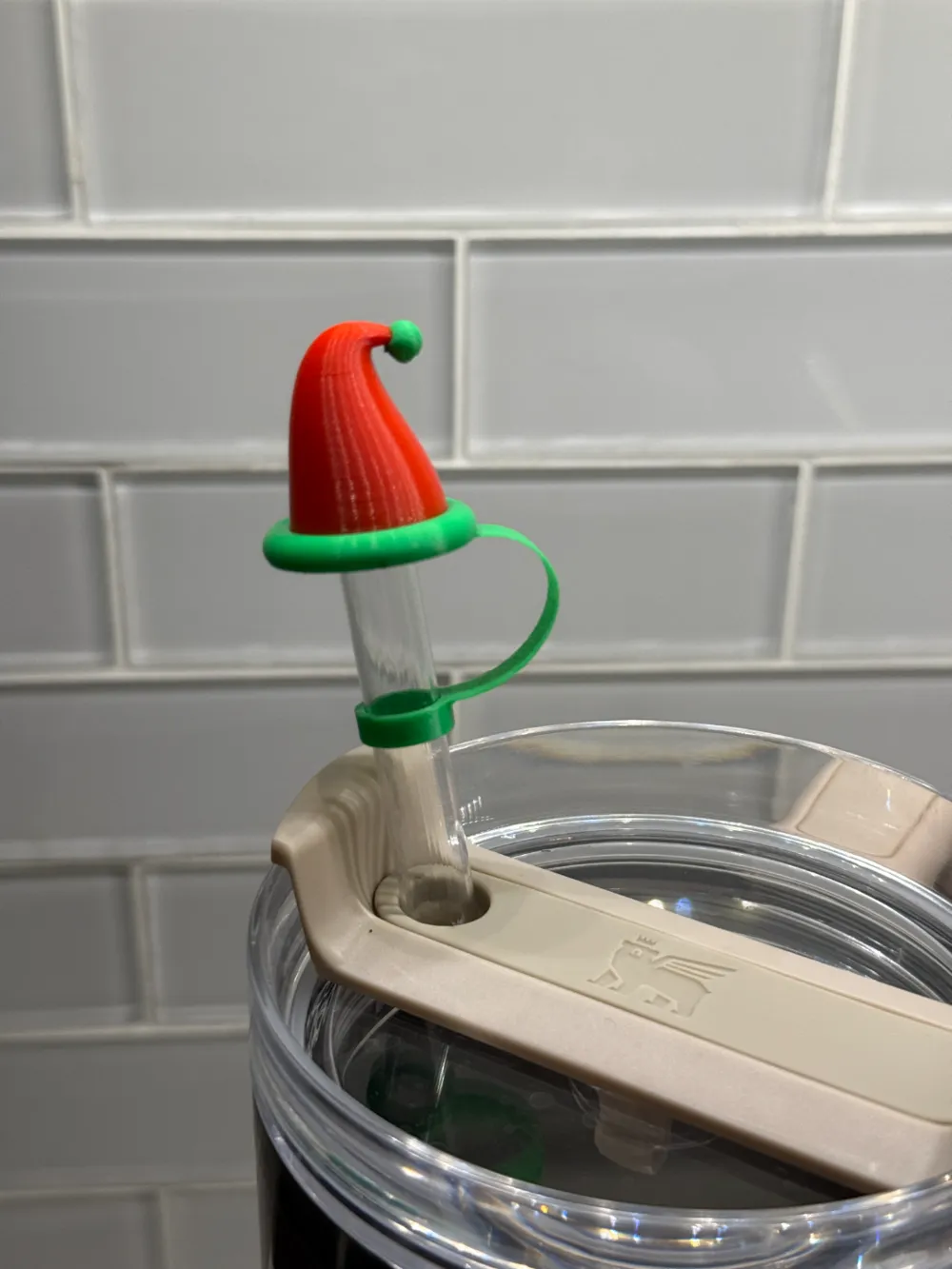 Santa Hat Stanley Straw Topper by HewstanMakerWorld: Download Free 3D ...