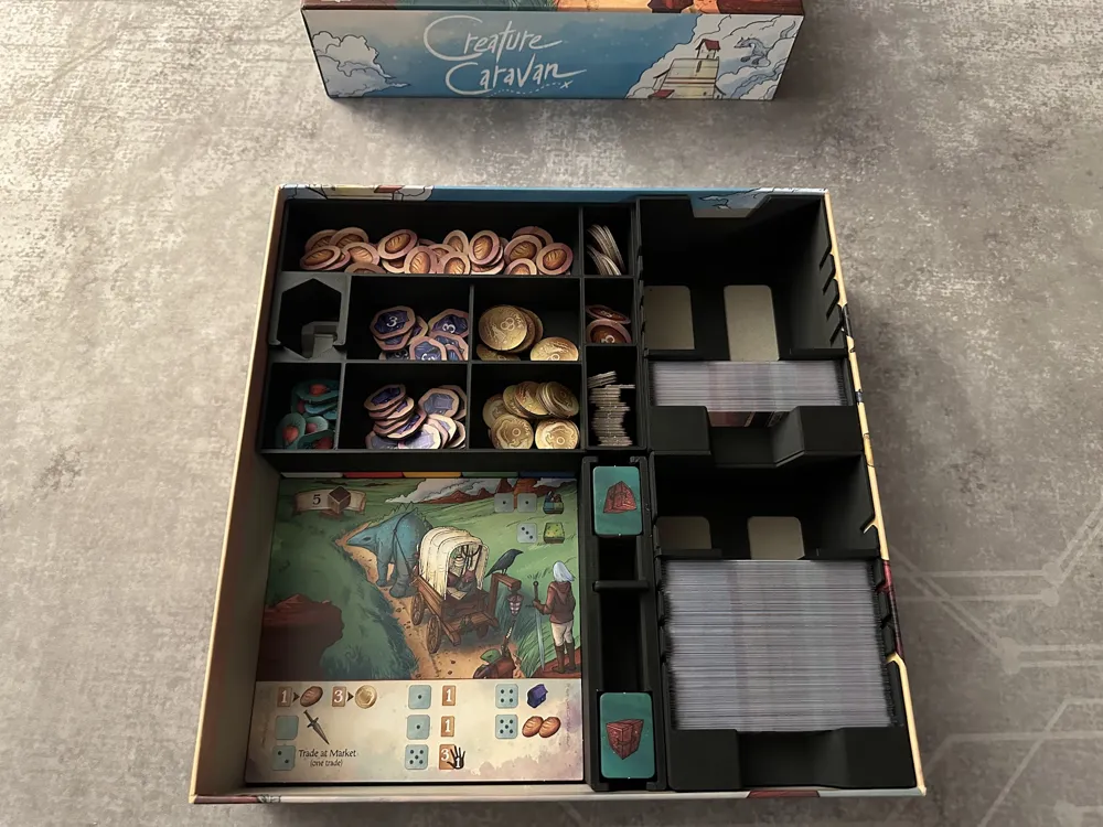 Creature Caravan Deluxe Edition insert by Hextra - MakerWorld