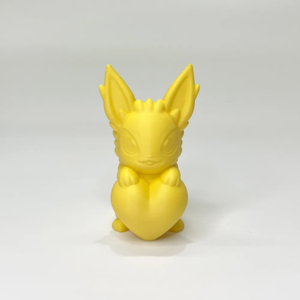 Pokemon-Valentine Jolteon (NO SUPPORT) by SnapPrint3D_SuperCrazyPrints - MakerWorld