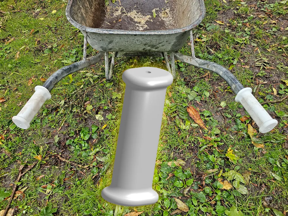 Wheelbarrow Handle Grips (e.g. Fort) 35,5mm x 20,5mm by maCyo42 ...