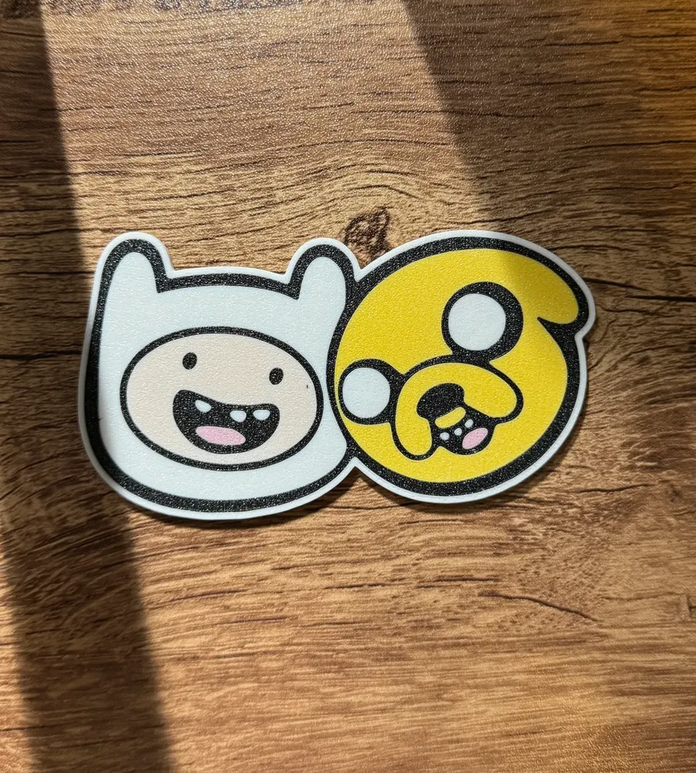 Adventure Time Jake and Finn Magnet (8x3 magnets) by omie - MakerWorld