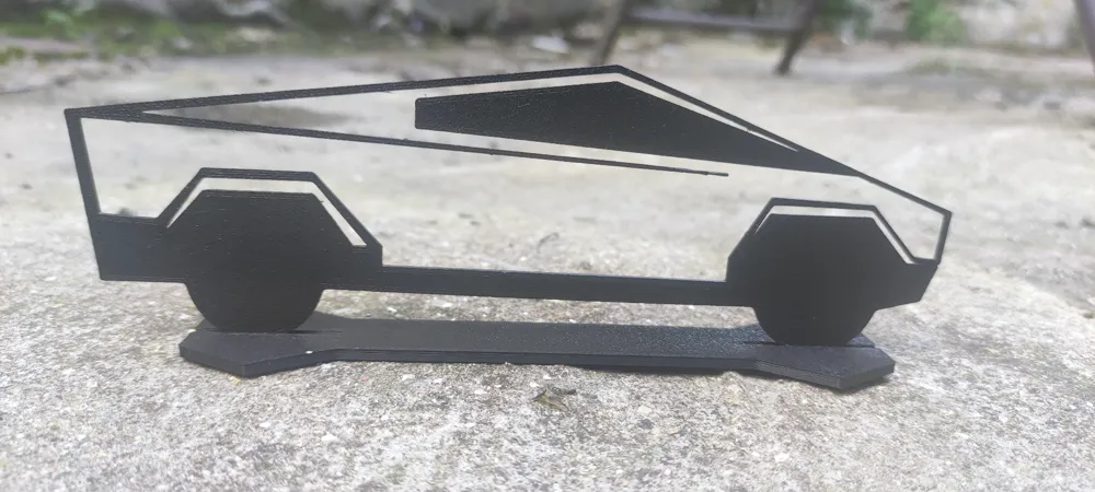 Tesla Cybertruck Minimalist - Fast & Easy Print by Kei - MakerWorld