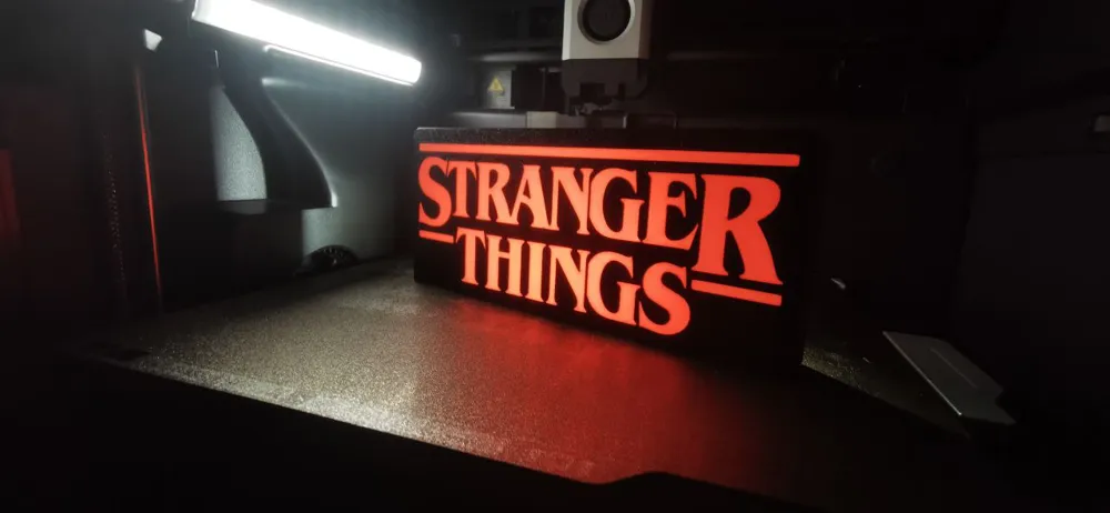Stranger Things Light Box - Free 3D Print Model - MakerWorld