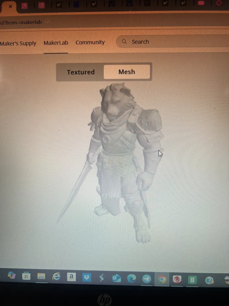 Shen - Lion Defender by MasterRook MakerWorld: Download Free 3D Models