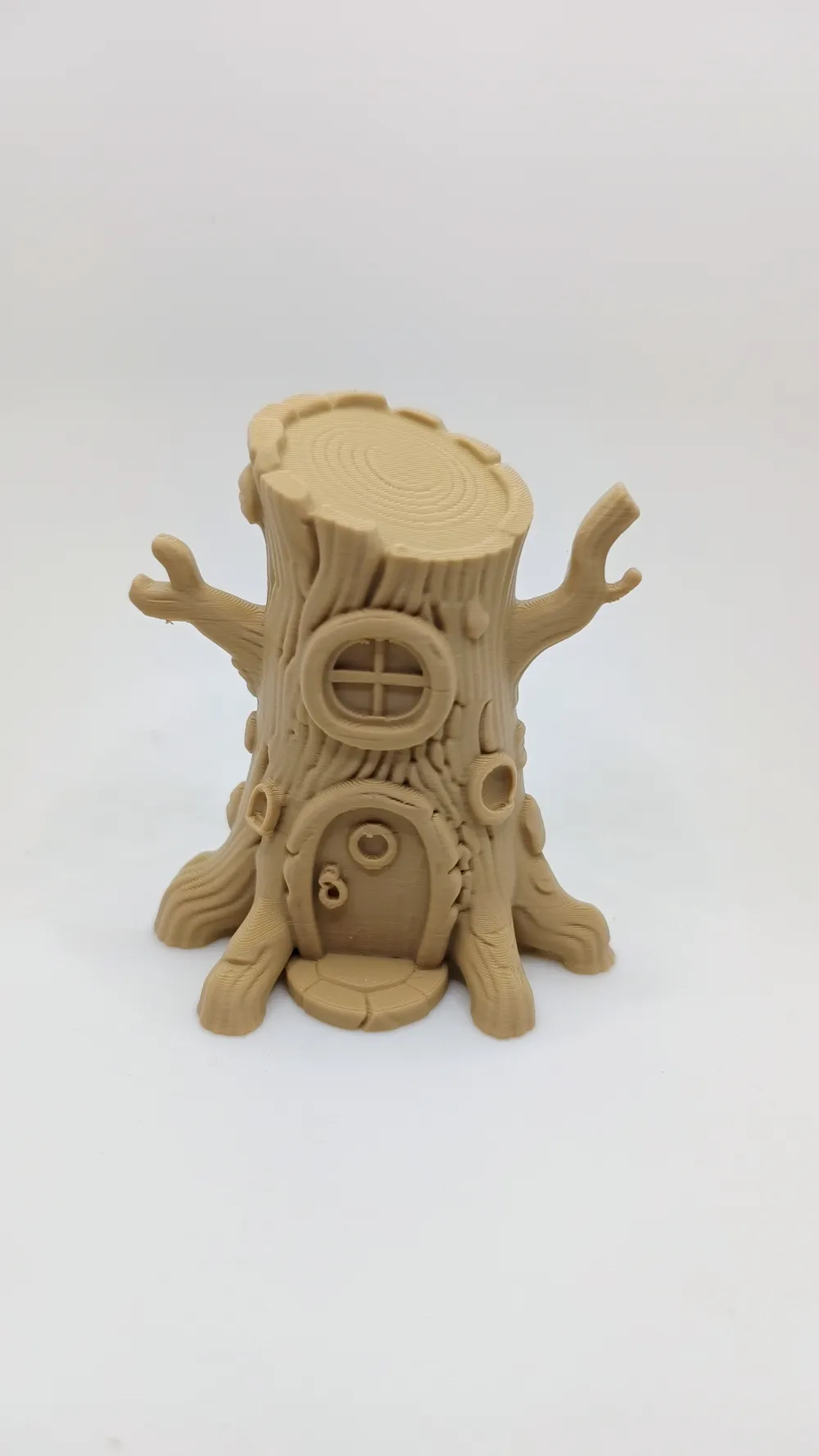 Magic Tree Stump House – Forest Gnome Home - Free 3D Print Model ...
