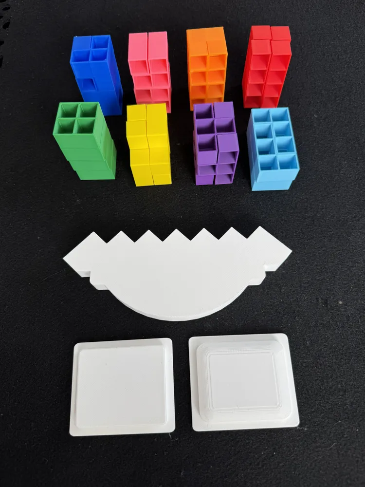 Gravity Wobble - Tetris Balance Game - Free 3D Print Model - MakerWorld