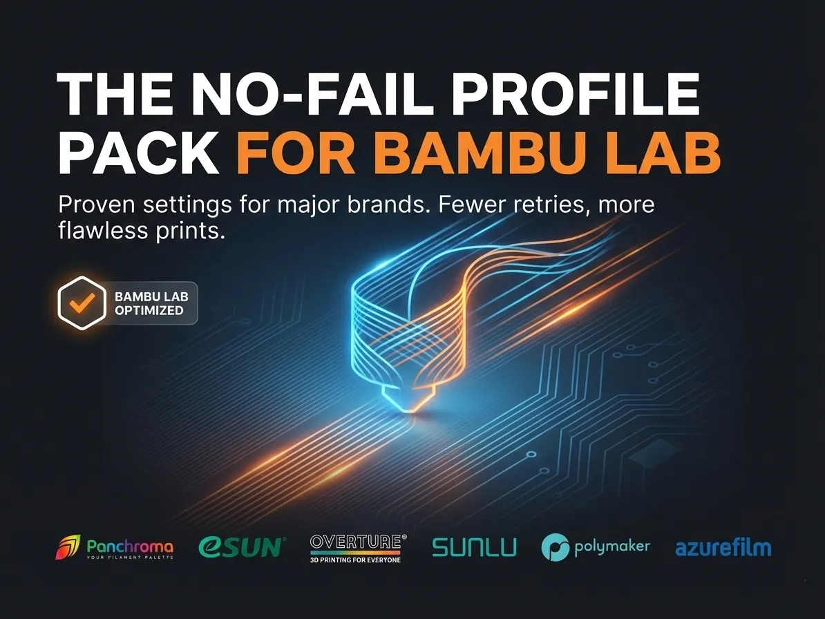 No-Fail Filament Profiles - Free 3D Print Model - MakerWorld